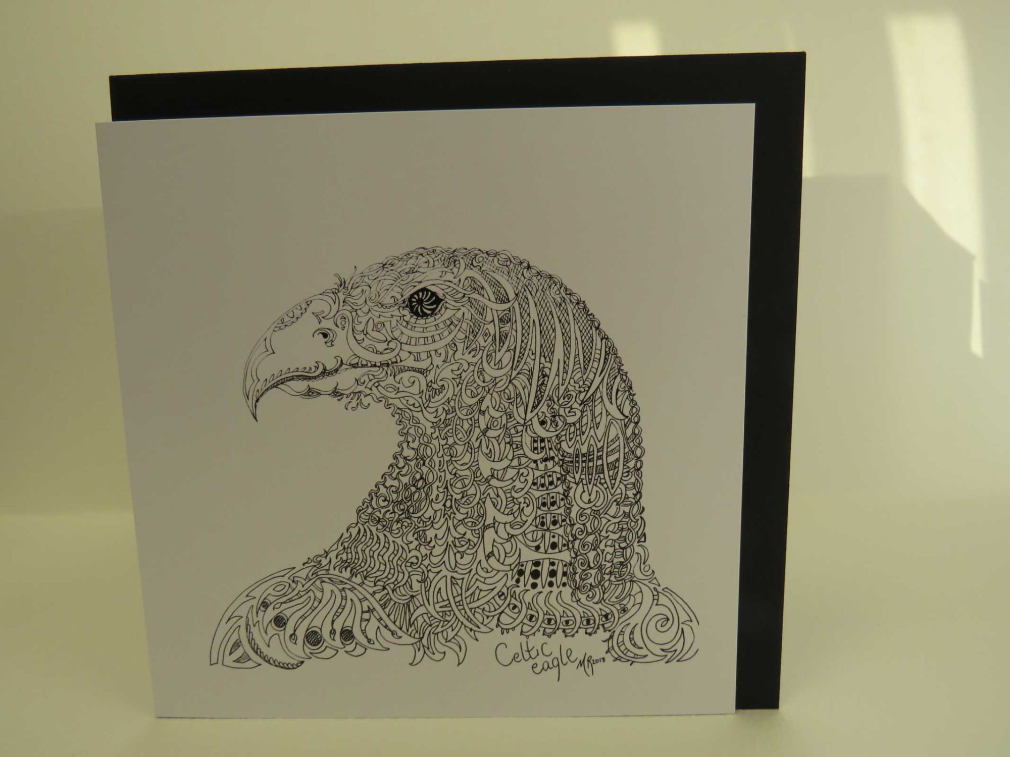 Celtic Robin - Card - Mike Ross Arts - Mike Ross, Highland Artist